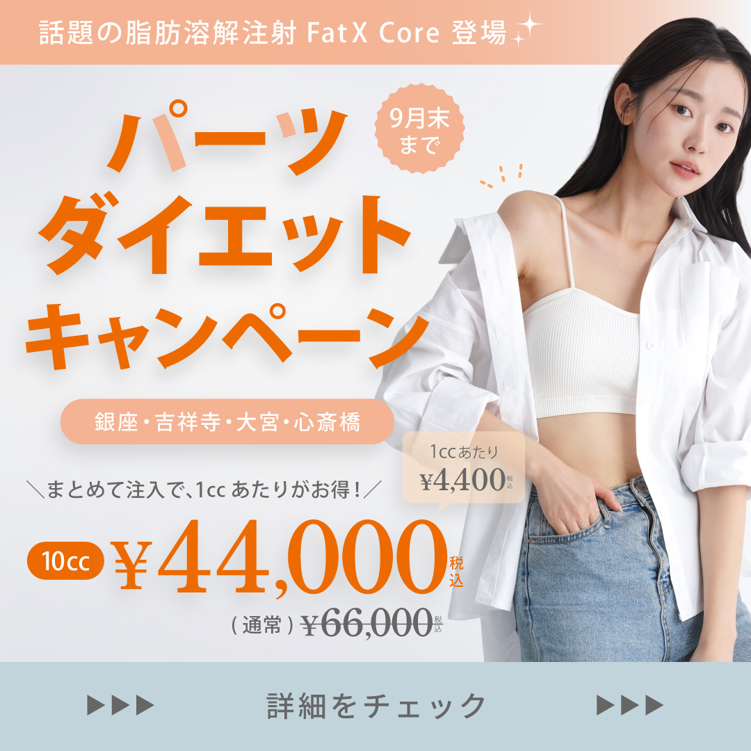 ファットエックスコア(脂肪溶解注射 FatX Core)｜Wi Clinic(ウィクリニック)【公式】 韓国発！第4世代 進化版 脂肪溶解注射